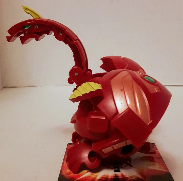 BAKUGAN: BATTLE BRAWLERS - RED PYRUS CYBORG HELIOS DEKA 640G (Large ...