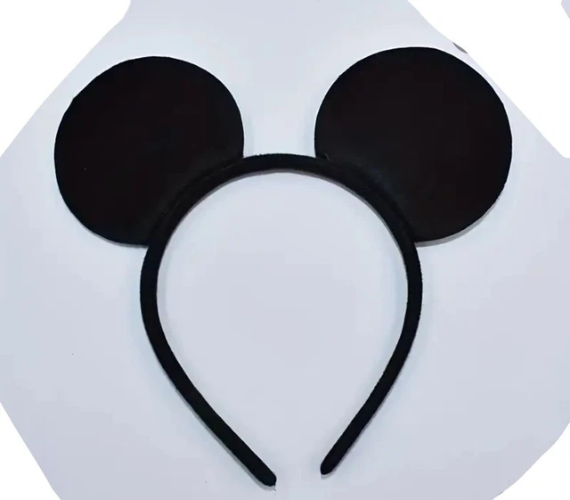 DISNEY INSPIRED MINNIE Mickey Mouse Black Headband Ears New £3.75 ...