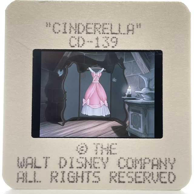 35MM SLIDE CINDERELLA 1950s Animated Movie Walt Disney Vintage ...