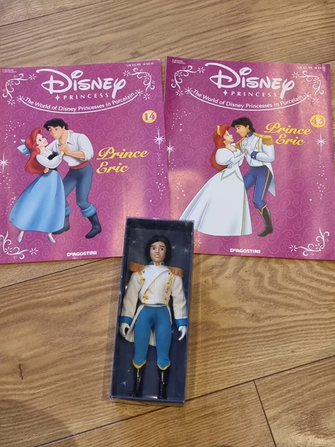 DISNEY PRINCESS DEAGOSTINI Prince Eric Porcelain Doll & No 14 + 43 ...