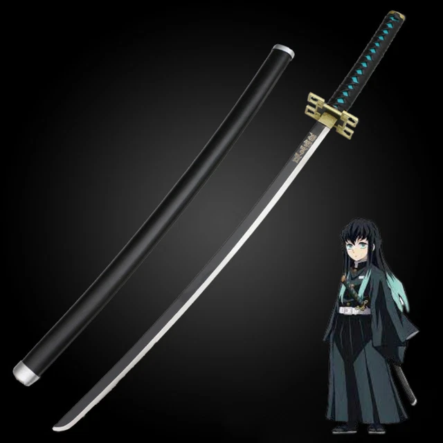 104CM STEEL DEMON Slayer Muichiro Tokito Nichirin Sword Kimetsu no ...