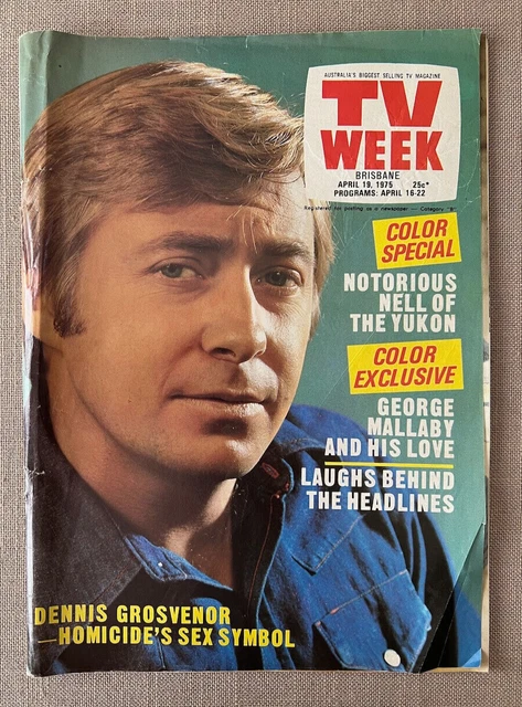 VINTAGE TELEVISION - "Australian TV Week" Apr 1975 The Osmonds George ...
