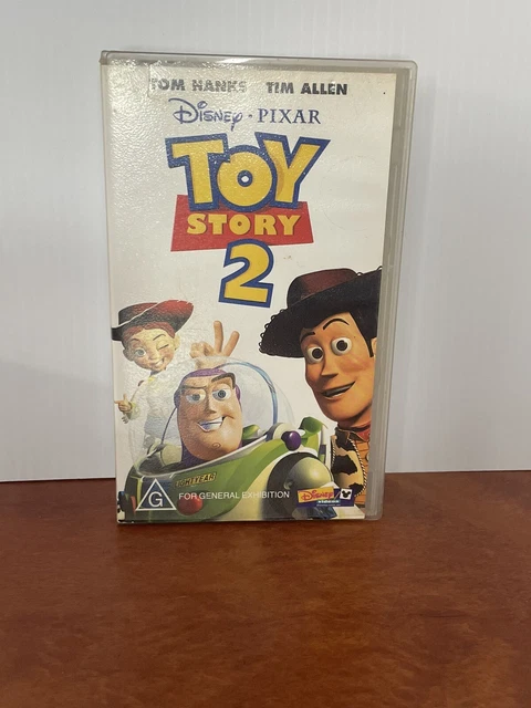 TOY STORY 2 VHS Video Cassette Tape PAL PG 2000 Clear Small Box $9.99 ...
