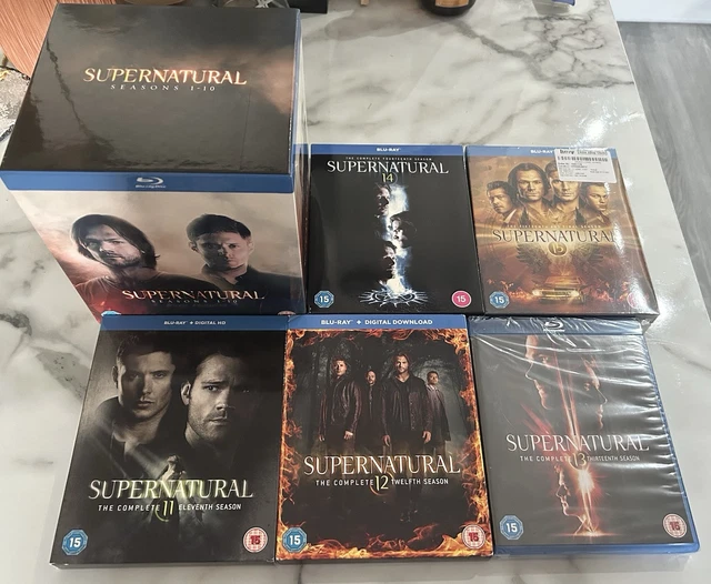 SUPERNATURAL SEASONS 1 to 15 Complete Collection Blu-Ray £104.72 ...
