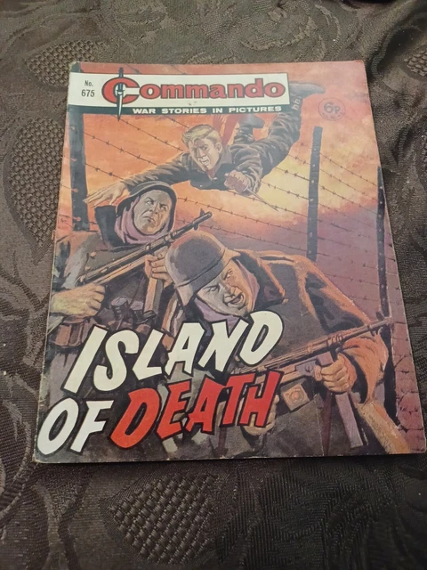 COMMANDO COMIC NO. 675 Island Of Death £2.99 - PicClick UK