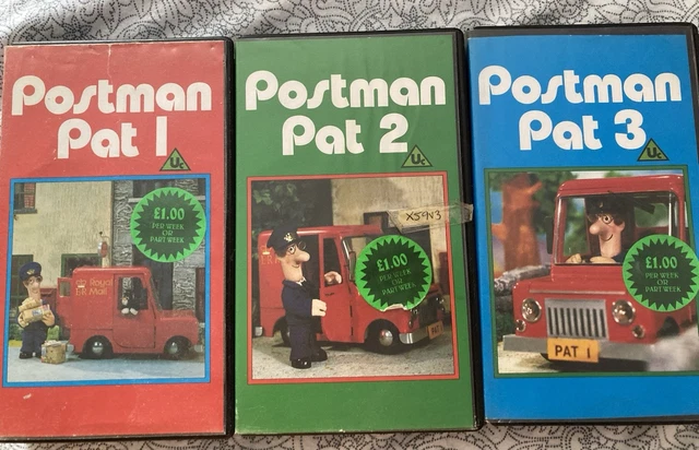 POSTMAN PAT 1, 2 & 3 VHS (80’s) £31.88 - PicClick UK