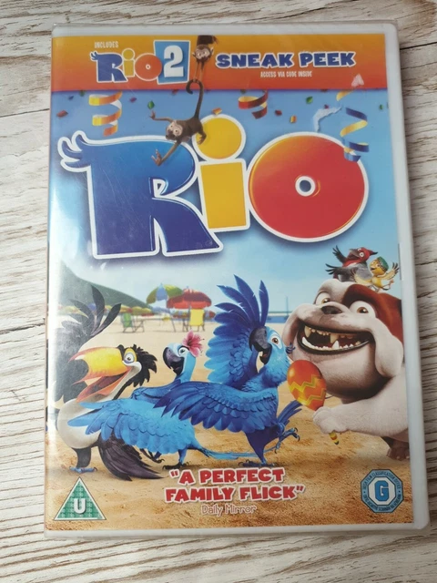 RIO ANIMATED MOVIE (DVD) New Animation Kids Family Friendly Adventure £ ...
