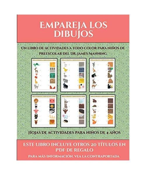 HOJAS DE ACTIVIDADES para niños de 4 años (Empareja los dibujos): Este libro c EUR 10,09 ...
