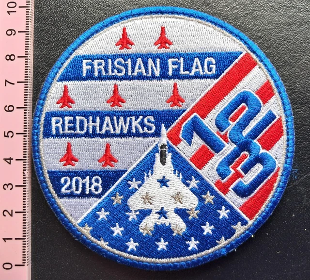 USAF PATCH 123RD FS F-15 Eagle Oregon ANG Frisian Flag 2018 Netherlands ...