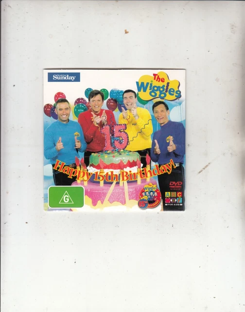 THE WIGGLES-HAPPY 15TH Birthday-2006-[Herald Sun Promo]-Children TW-DVD ...