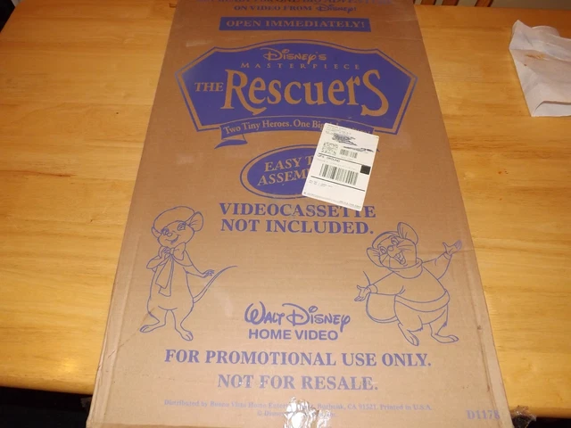 THE RESCUERS-MICE-DISNEY-ANIMATED MOVIE-VINTAGE Movie Standee In ...