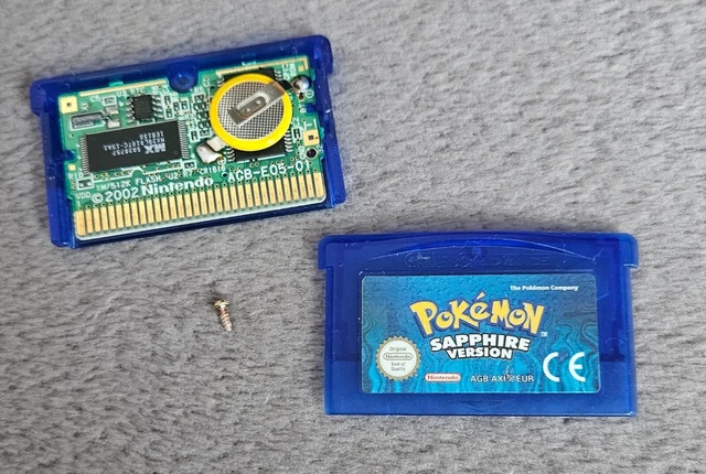 POKÉMON SAPPHIRE VERSION Genuine Nintendo Gameboy Advance UK PAL New ...