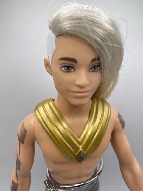 BARBIE COLOR REVEAL Mermaid Merman Boy Ken Doll White Hair Silver ...