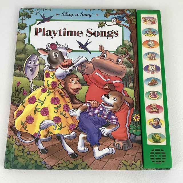PLAYTIME SONGS HARDCOVER Play A Song Book Children Nursery Rhymes ...