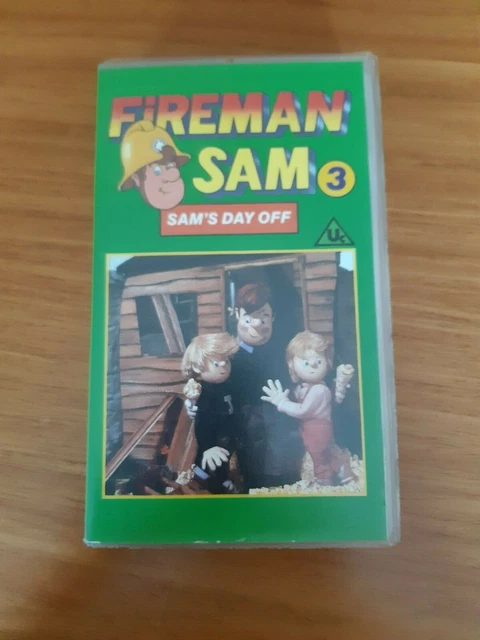 FIREMAN SAM VHS video 3 Sam's Day Off £27.00 - PicClick UK