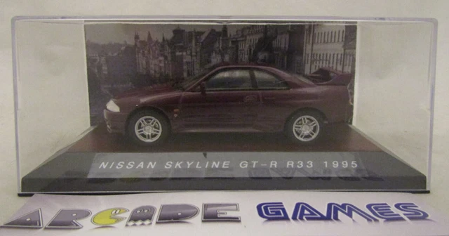 VOITURE 1/43 NISSAN SKYLINE GTR R33 1995 - DE AGOSTINI (vendeur pro ...