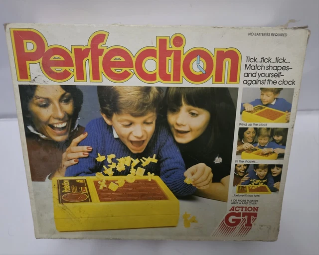 PERFECTION GAME ACTION GT Vintage 1980 - 100% Complete & Working - Box ...