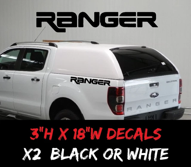 FORD RANGER REAR Bedside Vinyl Decal Truck Bed Graphics tailgate ...