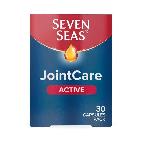 SEVEN SEAS JOINTCARE ACTIVE Supplement with Glucosamine + Omega-3, 30 ...
