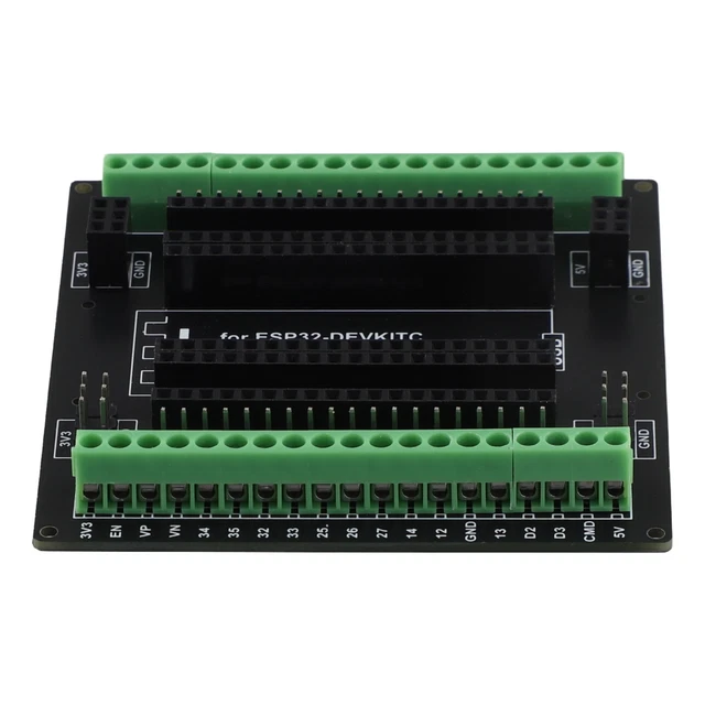 ESP32-ERWEITERUNGSKARTE, -BOARD FÜR ESP-WROOM-32, ESP32-DevKitC, GPIO 1 ...