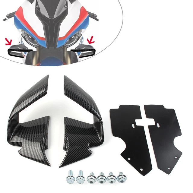 FOR BMW S1000RR M1000RR 2019-2022 Front Spoiler Fxed Wind Winglets ...