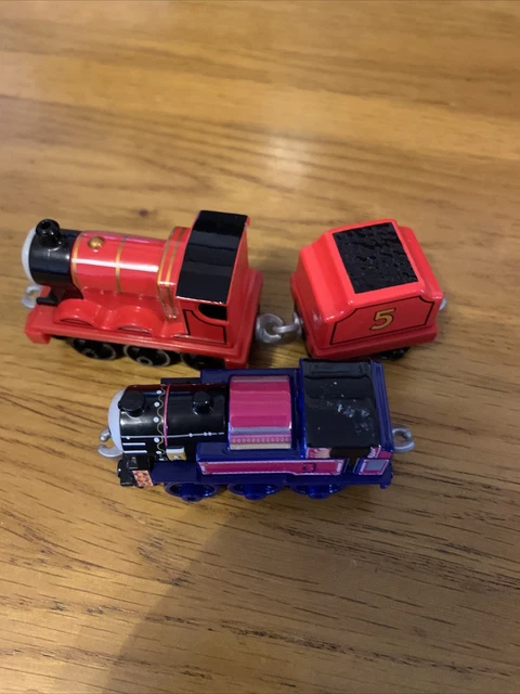THOMAS THE TANK engine diecast Mattel trains x2 James, Ashima £3.99 ...