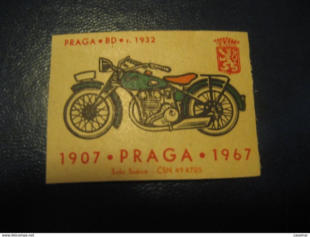 AFFICHE DE MOTO Praga 1967 CZECHOSL EUR 5,56 - PicClick FR
