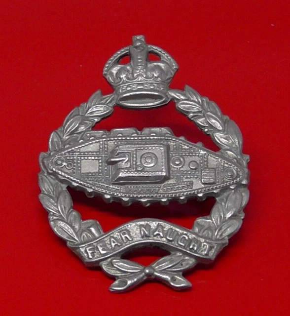 BRITISH ARMY 'FEAR Naught' Tank Regiment Cap Badge £14.99 - PicClick UK