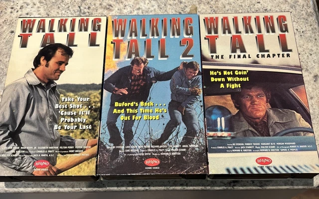 WALKING TALL VHS Full Trilogy by Rhino Video Part 1, 2, & 3 £17.57 ...