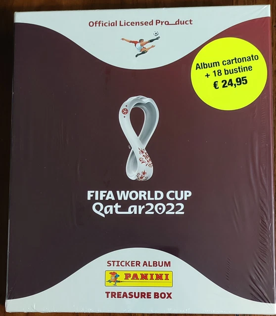 PANINI FIFA WORLD Cup Qatar 2022 - Treasure Box Sealed - Hardcover Album £66.97 - PicClick UK