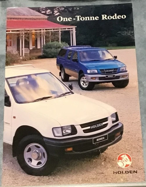 HOLDEN ONE-TONNE RODEO Ute, Geniune 1998 Vintage Australian Sales ...