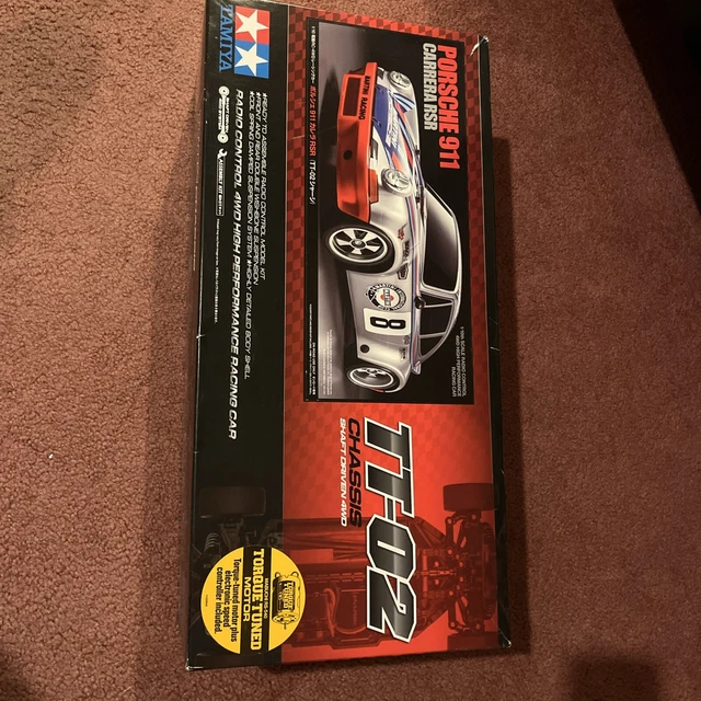 TAMIYA PORSCHE 911 Carrera RSR Tt-02 Empty Box £9.99 - PicClick UK