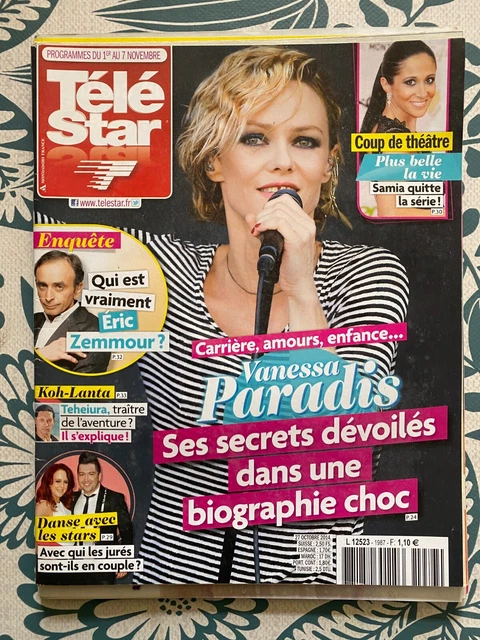 TELE STAR N° 1987 du 27/10/14 VANESSA PARADIS EUR 6,50 - PicClick FR