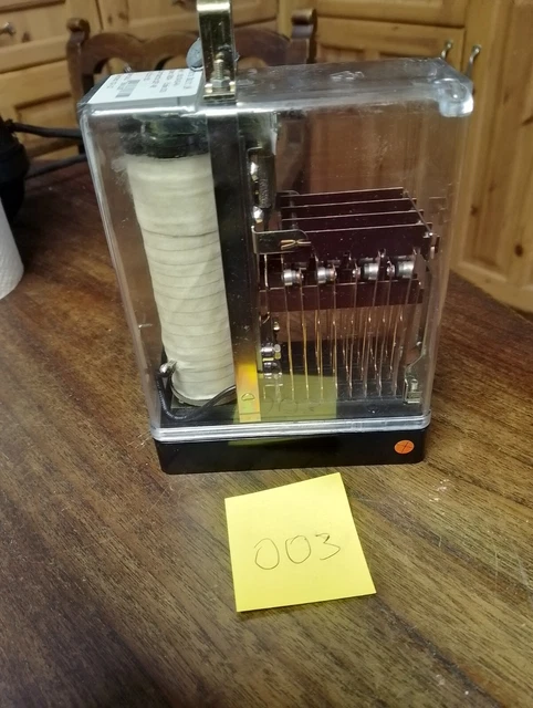 BRITISH RAILWAYS SIGNALLING Timer Relay Pin Code 003 Sold As Seen ...