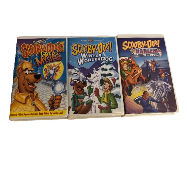 SCOOBY DOO VHS Lot (3) Harlem Globetrotters Winter Wonder Dog Greatest ...