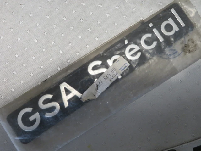 SIGLE LOGO EMBLÈME Citroen GSA Spécial coffre calandre boite à gants ...