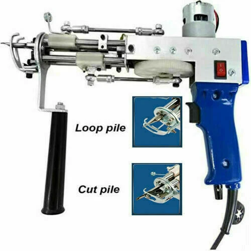 ELECTRIC CARPET HAND Tufting Gun Loop Pile Rug Weaving Flocking Making ...