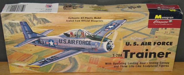 VINTAGE 1999 MONOGRAM T-28A Trainer Model Kit! $24.95 - PicClick CA