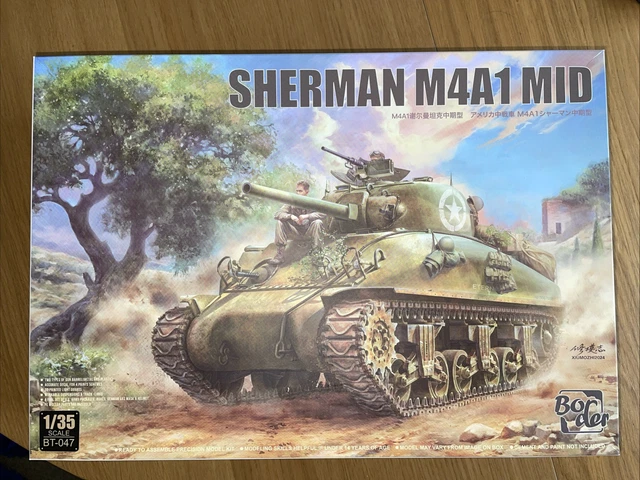 BORDERS MODELS BT-047 Sherman M4A1 Mid 1:35 Model Kit £47.51 - PicClick UK