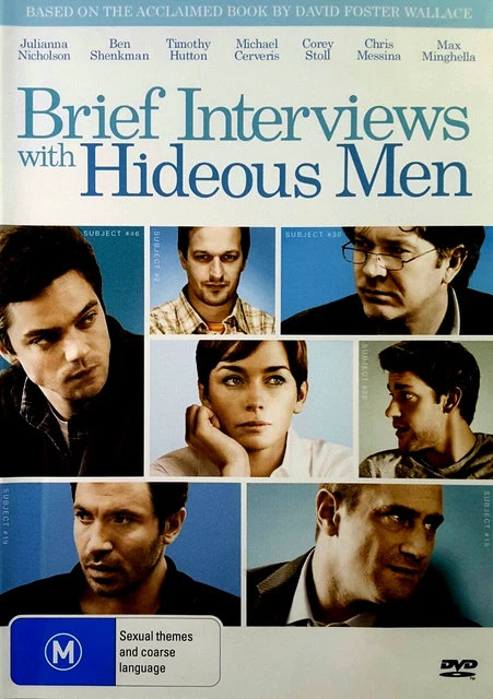 BRIEF INTERVIEWS WITH Hideous Men DVD John Krasinski Comedy Drama Movie ...
