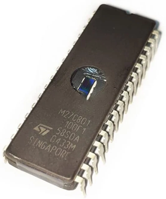 M27C801-100F1 UV EPROM M27C801 8MBIT 100NS DIP32 27C801 Memory IC chip ...
