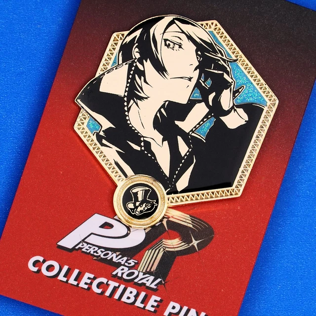 PERSONA 5 ROYAL Queen Makoto Niijima All-Out Attack Golden Enamel Pin ...