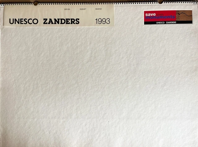 ZANDERS KALENDER 1993 Paper represents paper edle ZANDERS Papiere EUR ...