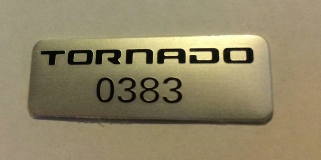 GENUINE FORD BA BF Build Number Badge FPV F6 Tornado 0383 $100.00 ...
