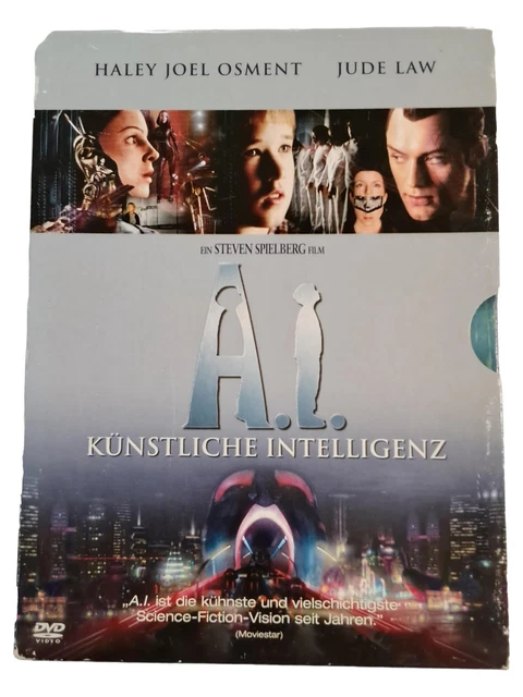A.I. KÜNSTLICHE INTELLIGENZ DVD Steven Spielberg Science-Fiction Film ...