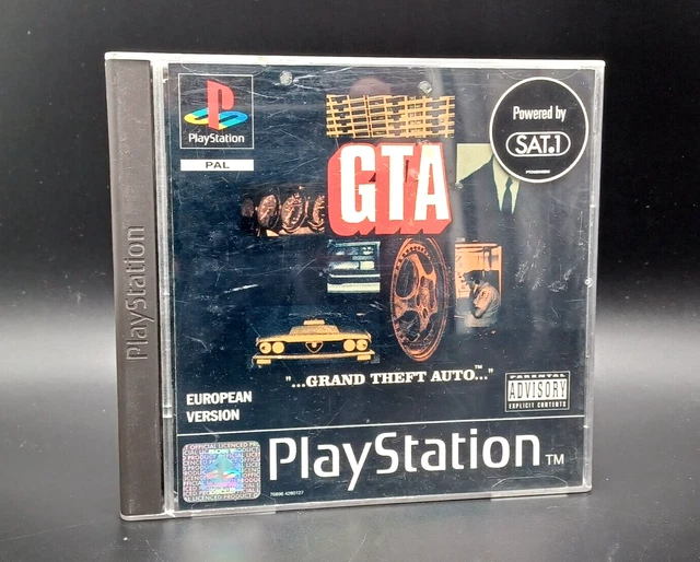 PS1 GTA GRAND Theft Auto PSX PS1 (PSone, 1997) komplett Karte Poster Anleitung EUR 89,99 ...