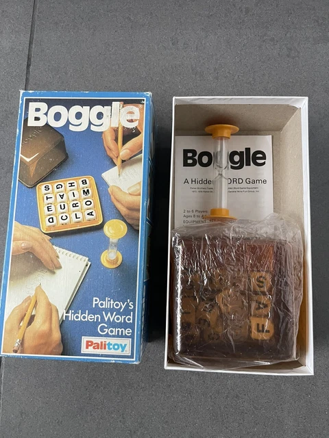 VINTAGE BOGGLE DICE Game Palitoy Complete £6.99 - PicClick UK