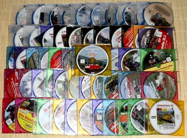 55 DVDS: MODELLEISENBAHNER, ERVideoExpress, Eisenbahn Magazin ...