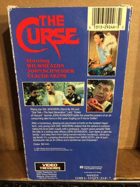 THE CURSE (VHS / Will Wheaton) £8.96 - PicClick UK