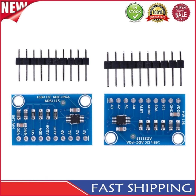 ADS1115 ADC ANALOG-TO-DIGITAL Converter Module I2C 2.0V To 5.5V for ...